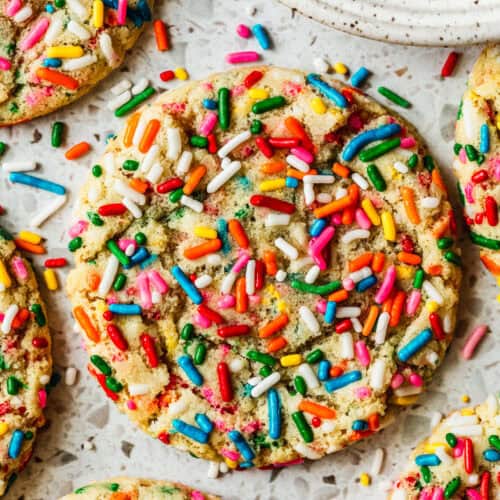 Small Batch Funfetti Cookies (No Cake Mix!) | Midnight Bake Club